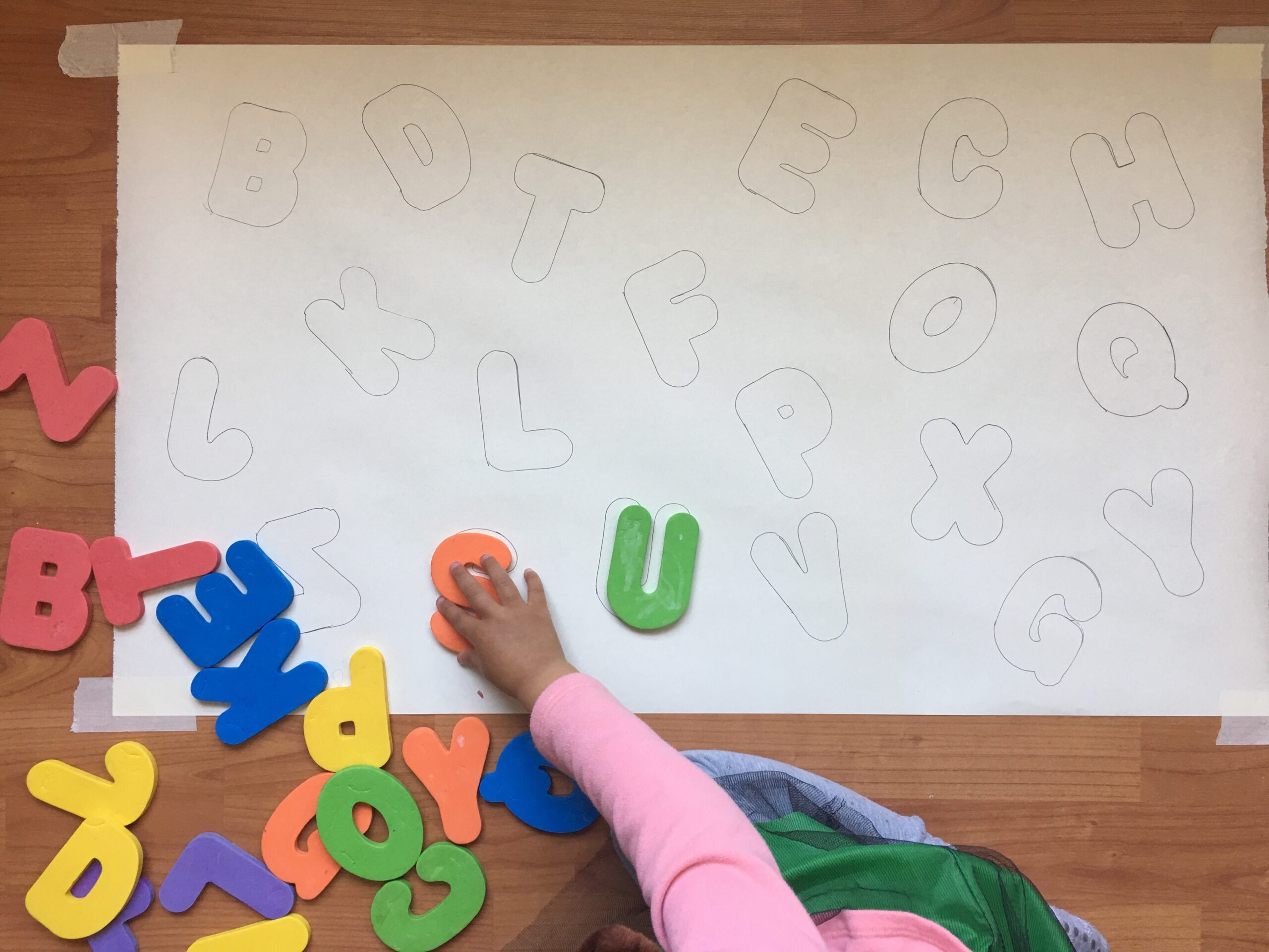DIY Alphabet Puzzle - Happy Toddler Playtime