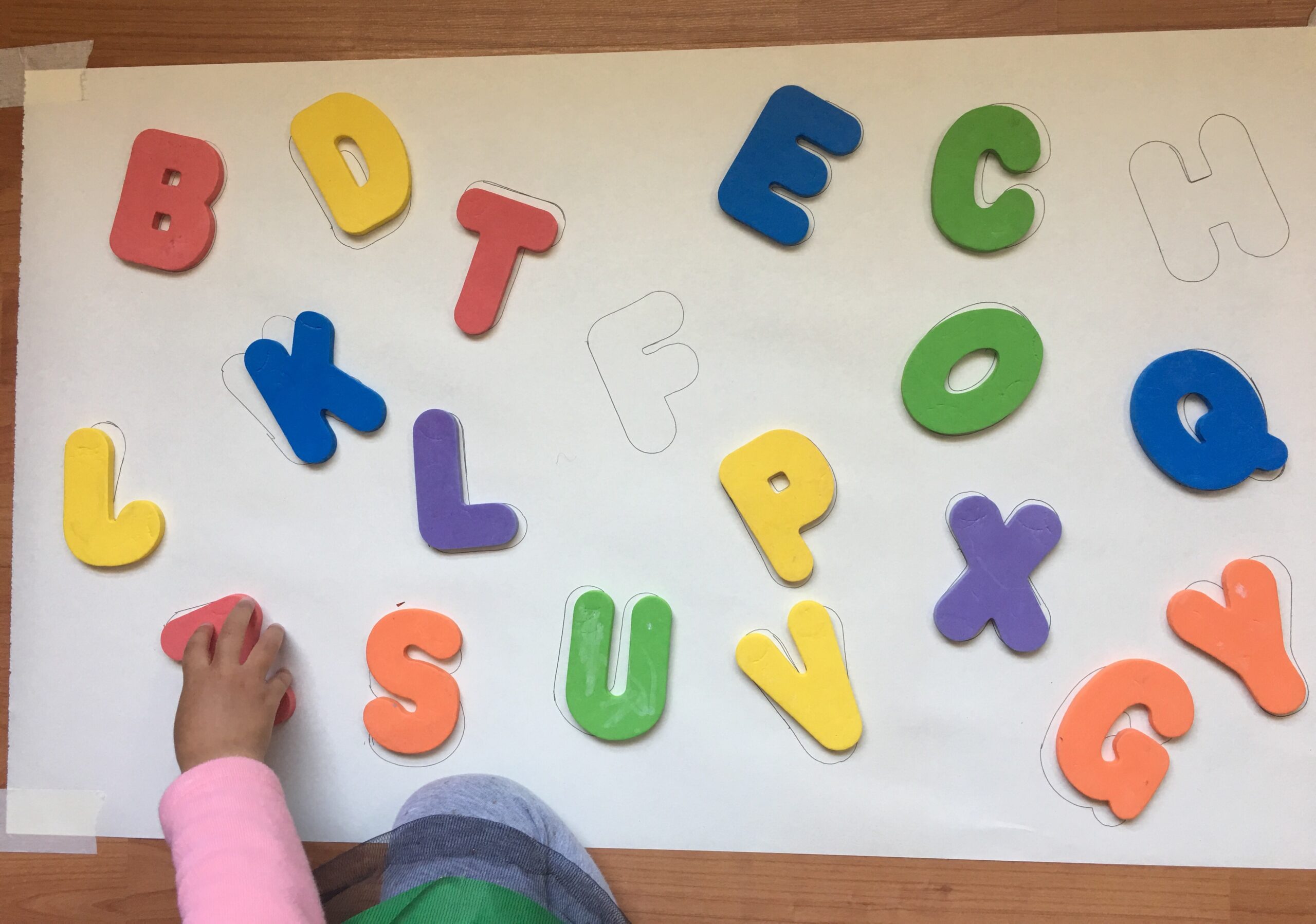 DIY Alphabet Puzzle - Happy Toddler Playtime