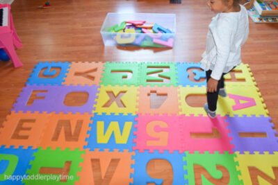 GIANT ALPHABET PUZZLE - Happy Toddler Playtime