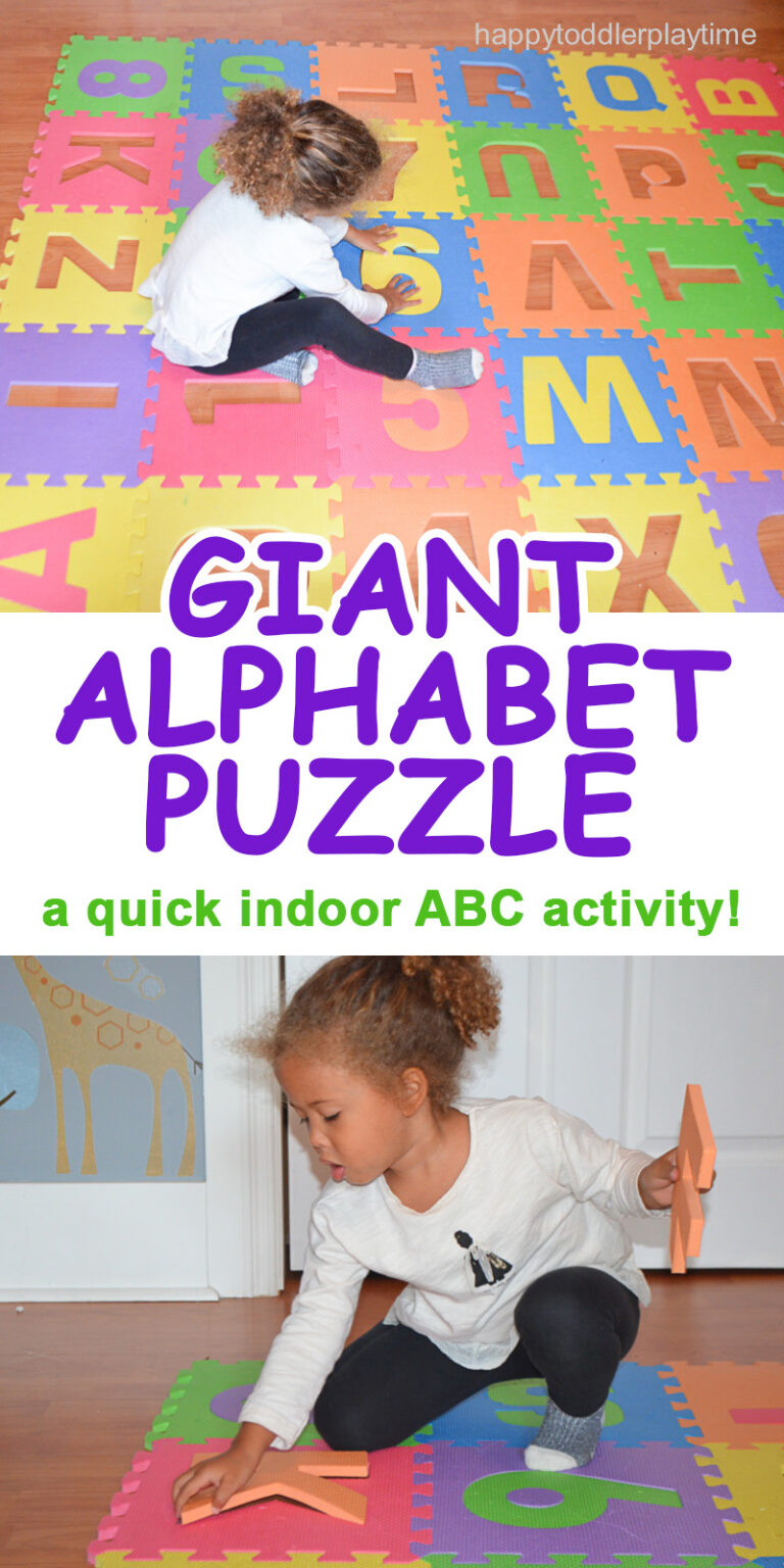 GIANT ALPHABET PUZZLE - Happy Toddler Playtime