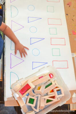RAINBOW SHAPE PATTERNS - Happy Toddler Playtime