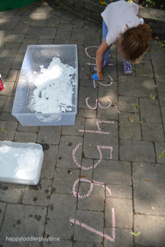 NUMBER DIG, WASH & MATCH - Happy Toddler Playtime
