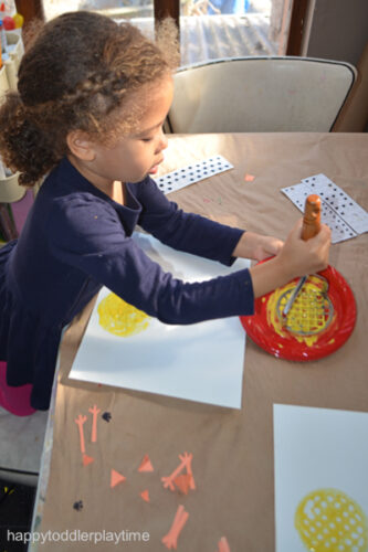 Potato Masher Chick Craft - Happy Toddler Playtime