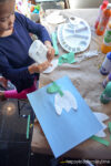 Q-Tip Painted Tulips - Happy Toddler Playtime