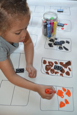 Domino Counting - Happy Toddler Playtime