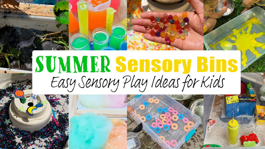Amazing Sensory Bins for Summer - Happy Toddler Playtime