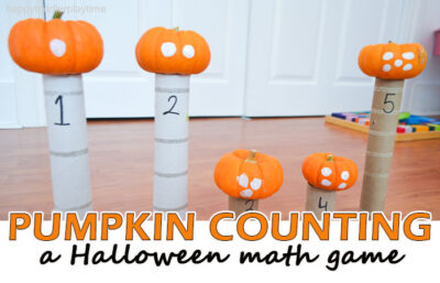 Pumpkin Counting - Happy Toddler Playtime