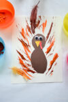 Feather Painted Turkey - Happy Toddler Playtime