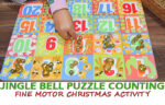 Jingle Bell Puzzle Counting - Happy Toddler Playtime
