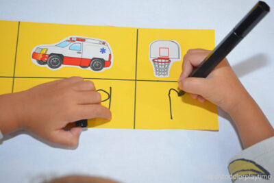 Sticker Decoding - Happy Toddler Playtime