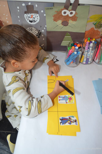 Sticker Decoding - Happy Toddler Playtime