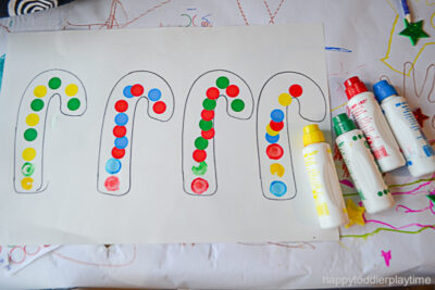 Candy Cane Patterns - Happy Toddler Playtime