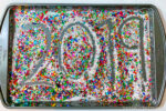 Confetti Writing Tray - Happy Toddler Playtime