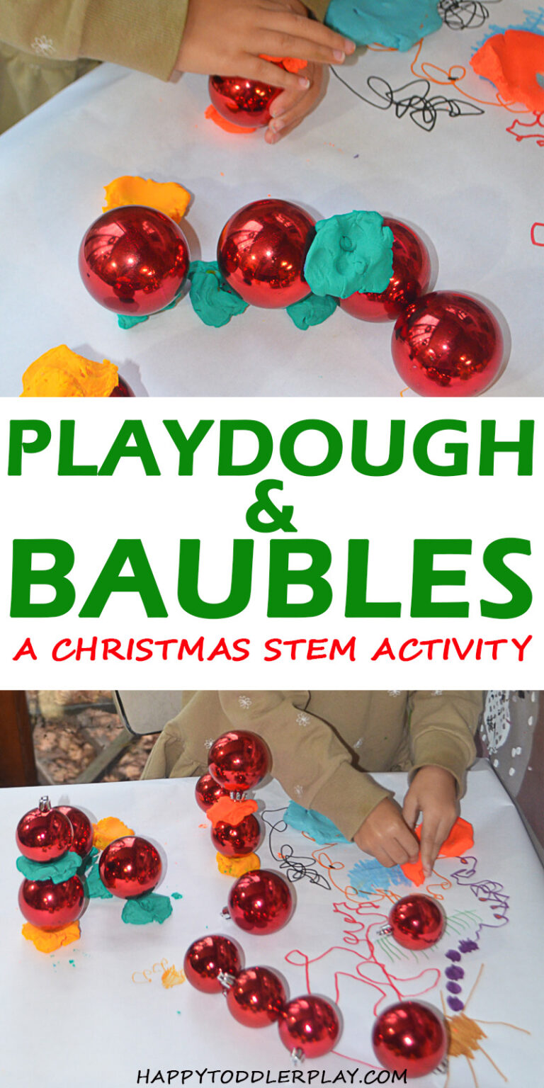 25+ Easy Christmas STEAM Activities for Kids - Happy Toddler Playtime