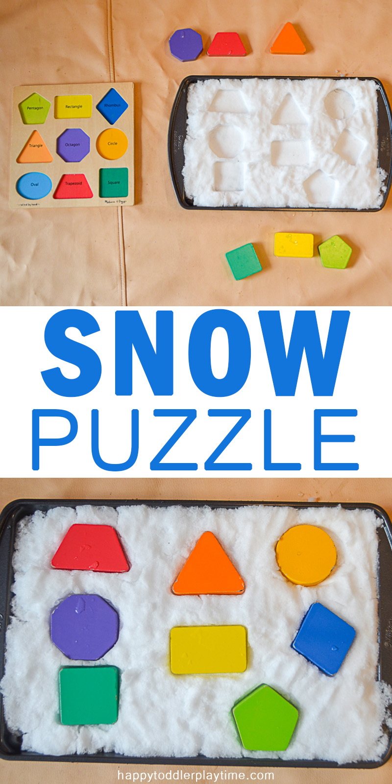 Snow Puzzle - Happy Toddler Playtime