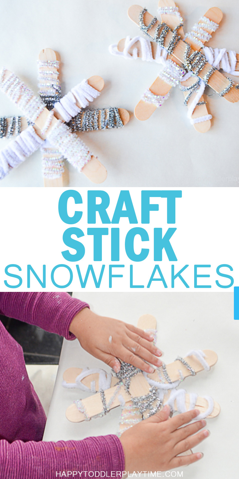 Snowflake Crafts & Activities - Happy Toddler Playtime