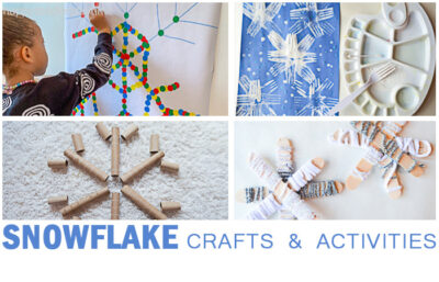 Snowflake Crafts & Activities - Happy Toddler Playtime