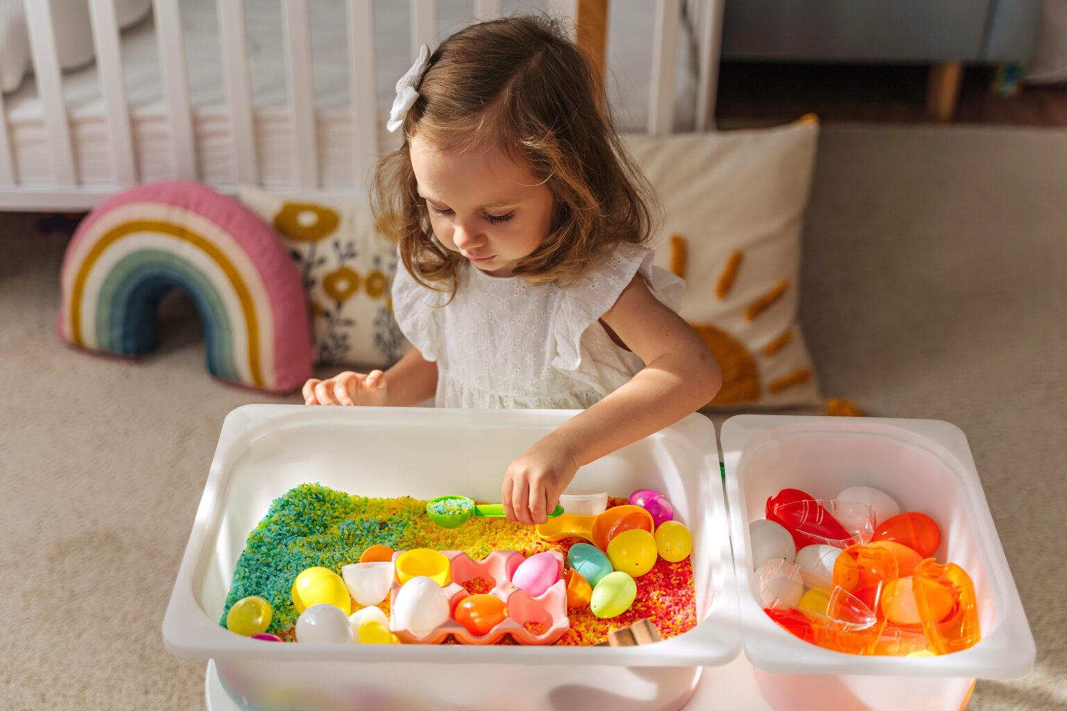 30+ Easy Easter Sensory Bins - Happy Toddler Playtime