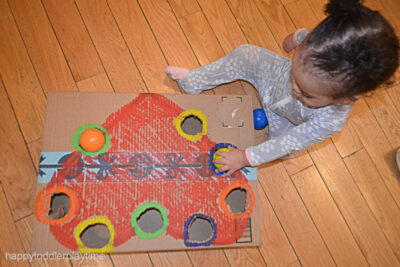 Valentines Ball Drop - Happy Toddler Playtime