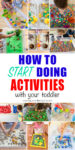 How to Start Doing Kid Activities! - Happy Toddler Playtime