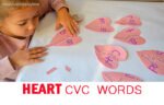 Valentines CVC Hearts - Happy Toddler Playtime