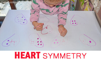 Heart Symmetry Math - Happy Toddler Playtime