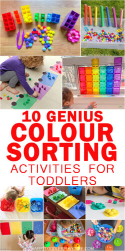 15 Genius Colour Sorting Activities for Toddlers - Happy Toddler Playtime