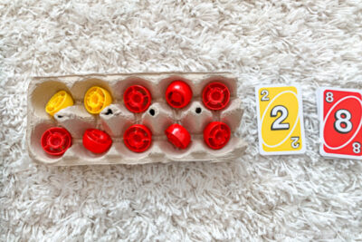 DIY Easter Ten-Frame Game - Happy Toddler Playtime