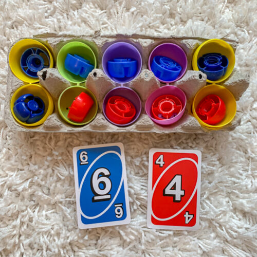 DIY Easter Ten-Frame Game - Happy Toddler Playtime