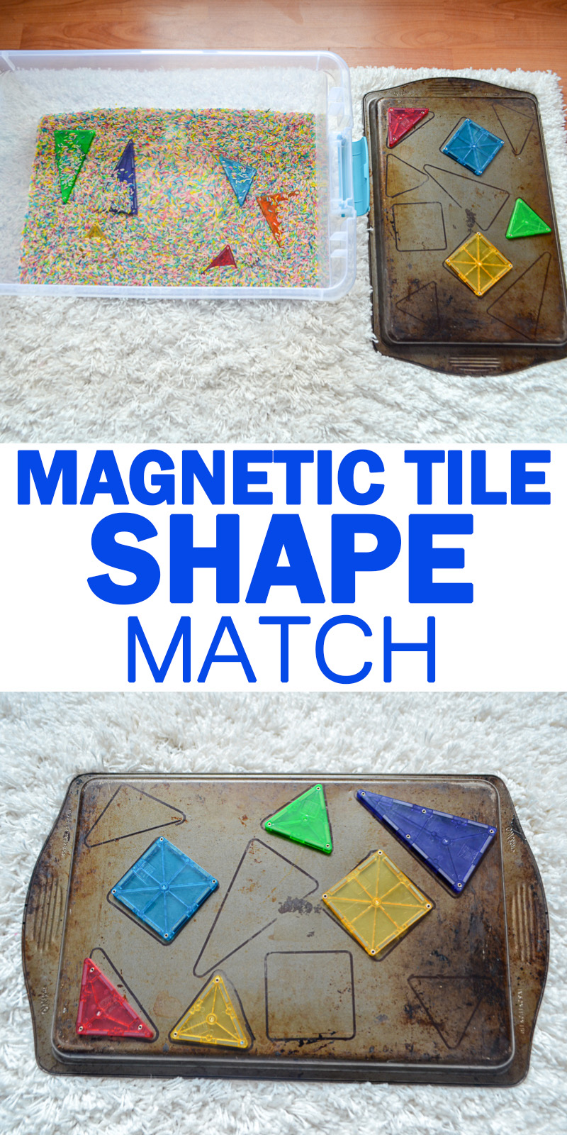 Magna-Tiles Shape Match - Happy Toddler Playtime