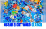 Ocean Sight Word Game & Sensory Bin - Happy Toddler Playtime