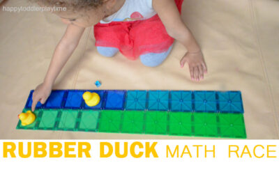 Rubber Duck Math Race - Happy Toddler Playtime