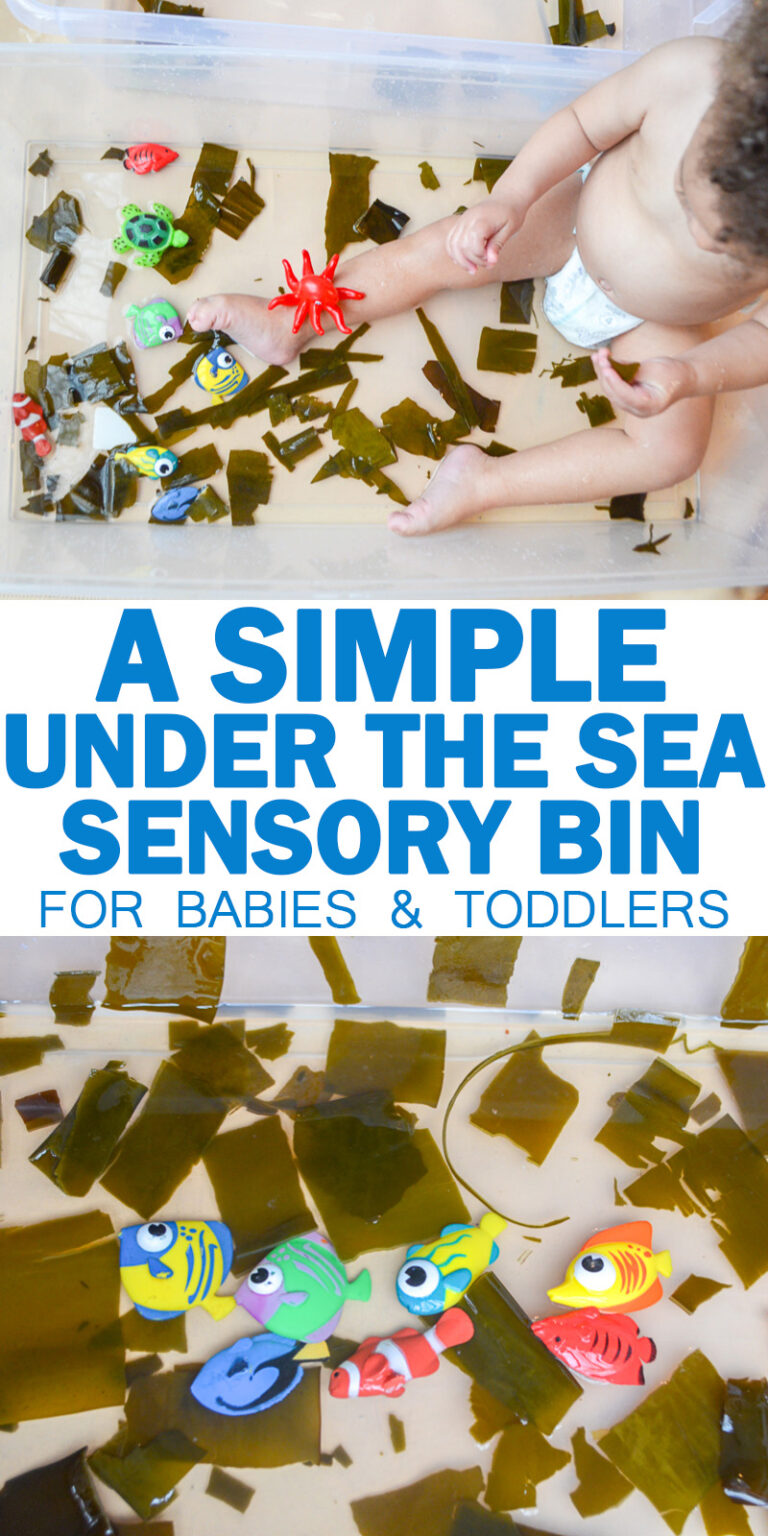 Under the Sea Sensory Bin - Happy Toddler Playtime