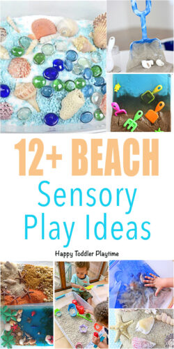 12+ Beach Sensory Play Ideas - Happy Toddler Playtime