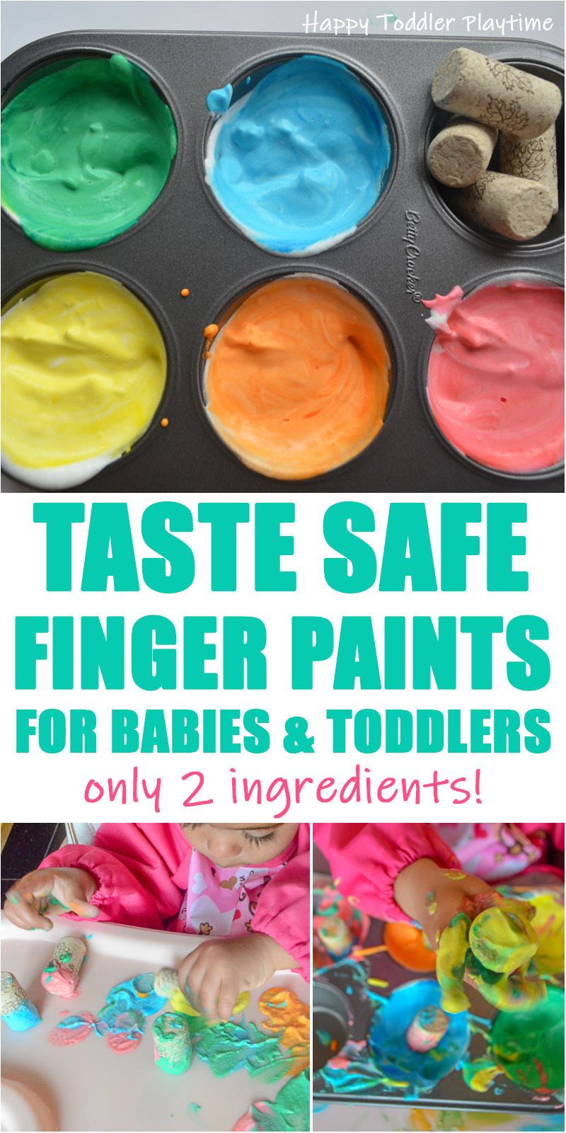 2-Ingredient Sensory Play Recipes - Happy Toddler Playtime