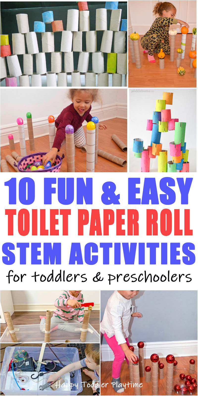 65+ Easy Toilet Paper Roll Activities - Happy Toddler Playtime