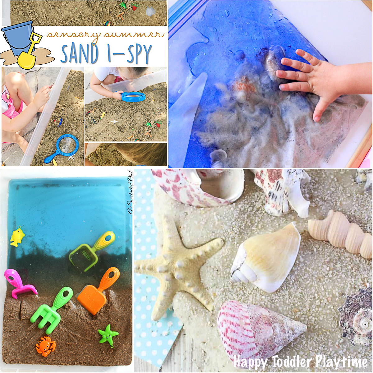 12+ Beach Sensory Play Ideas - Happy Toddler Playtime