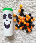 Feed the Ghost Fine Motor Activity - Happy Toddler Playtime