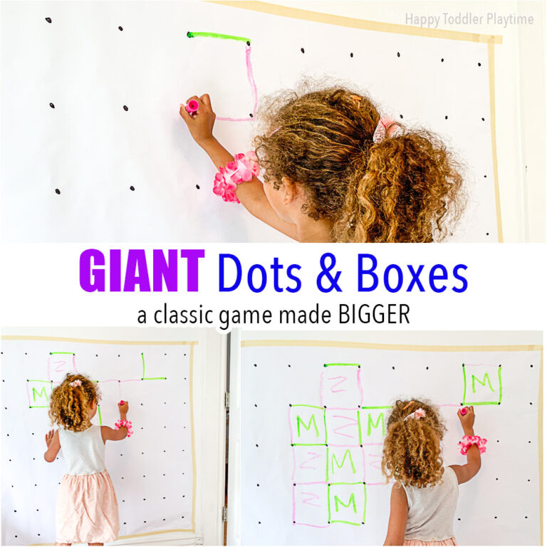 GIANT Dots & Boxes - Happy Toddler Playtime