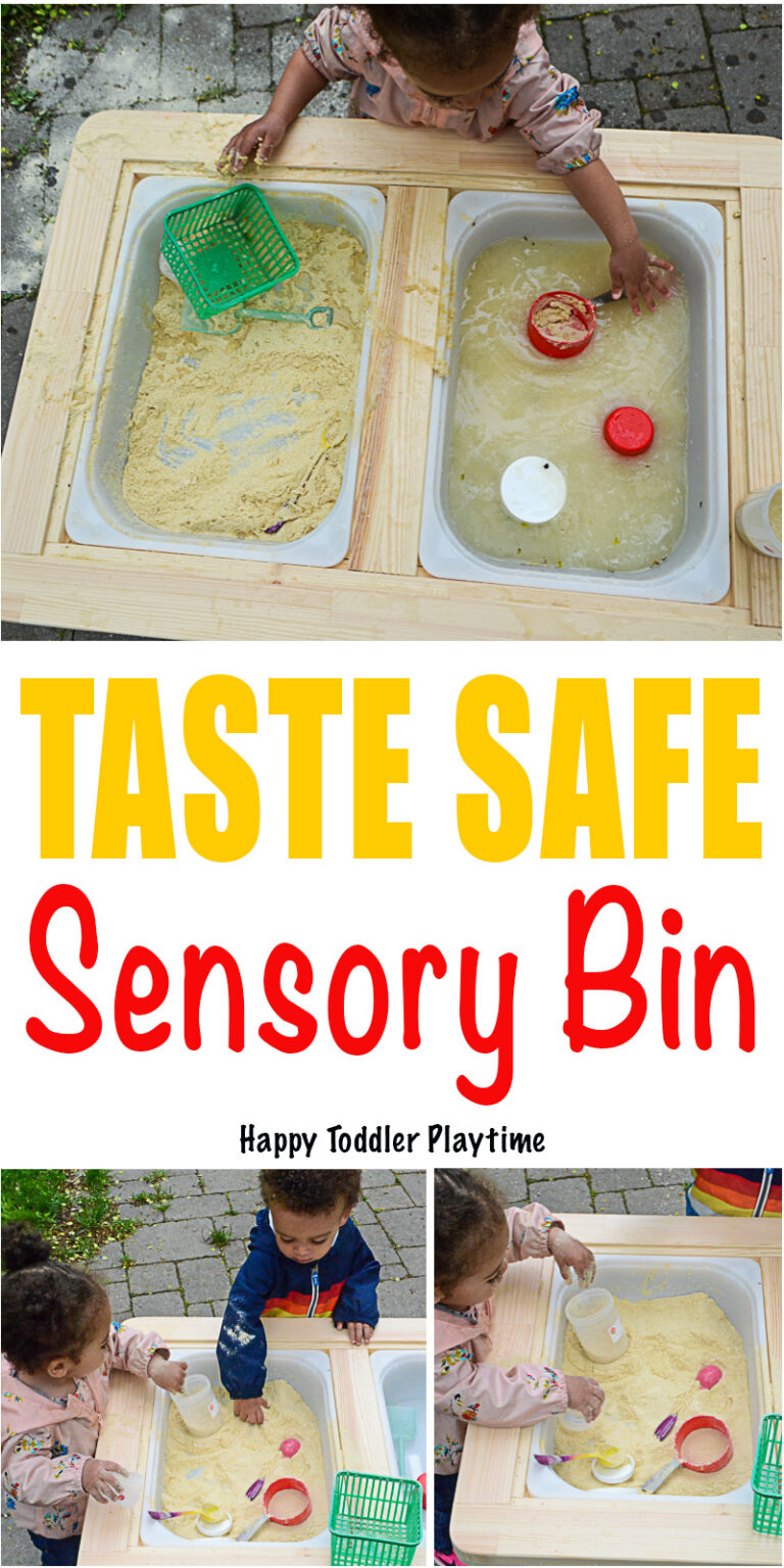 30+ Easy Taste Safe Sensory Bins for Babies & Toddlers - Happy Toddler ...