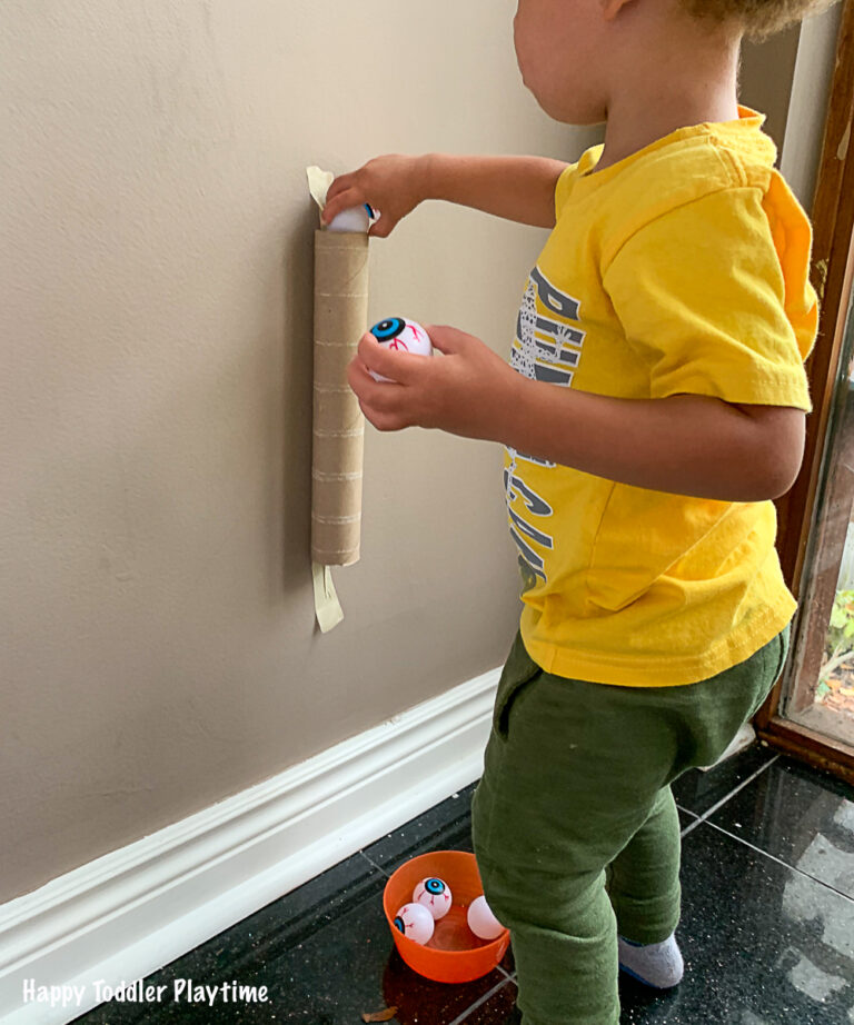 Eyeball Drop: Fine Motor Activity - Happy Toddler Playtime