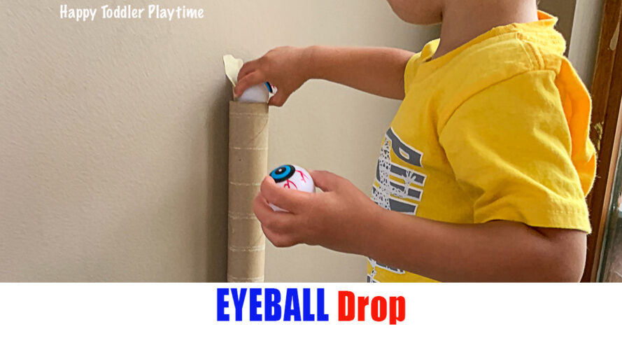 Eyeball Drop: Fine Motor Activity - Happy Toddler Playtime