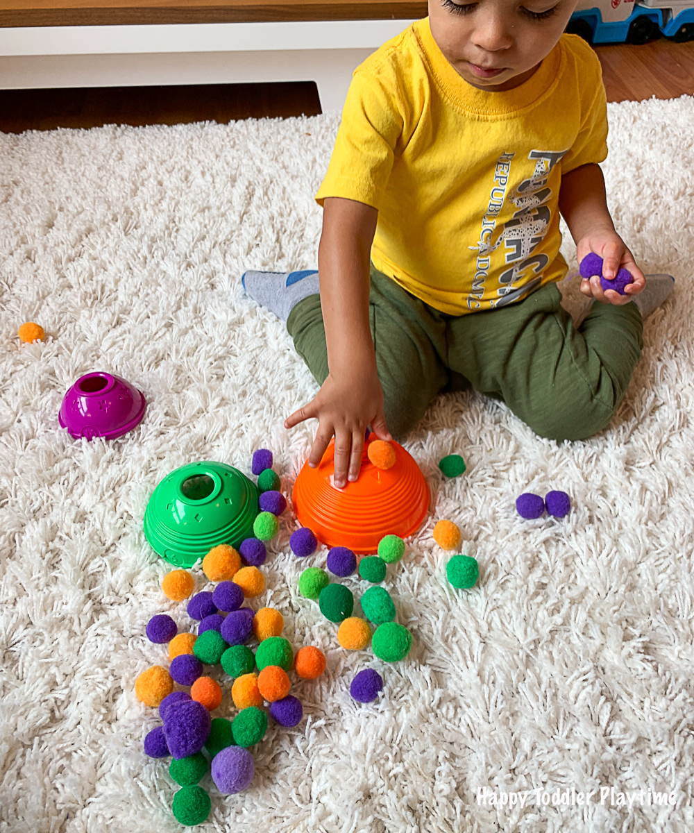 Halloween Color Matching - Happy Toddler Playtime