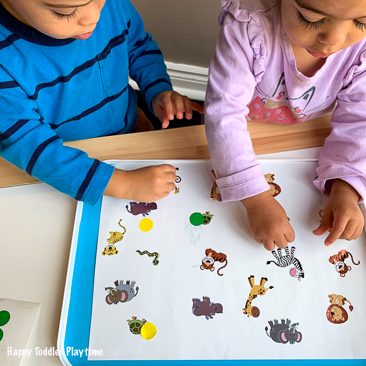 Dot Sticker Hide & Seek - Happy Toddler Playtime