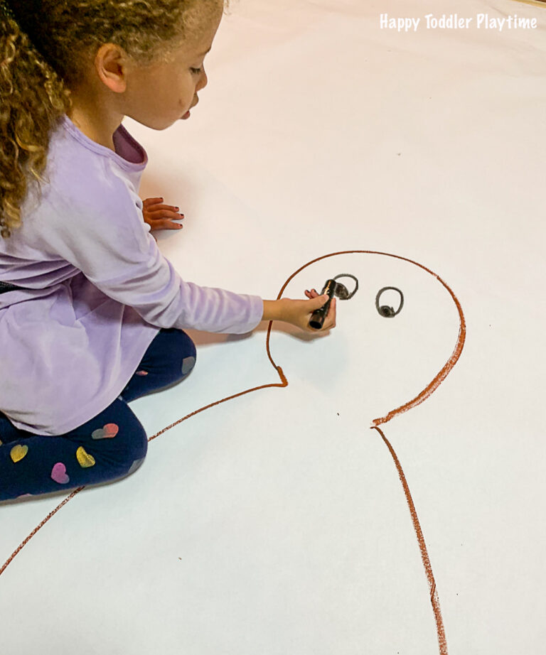 Giant Turkey Craft - Happy Toddler Playtime