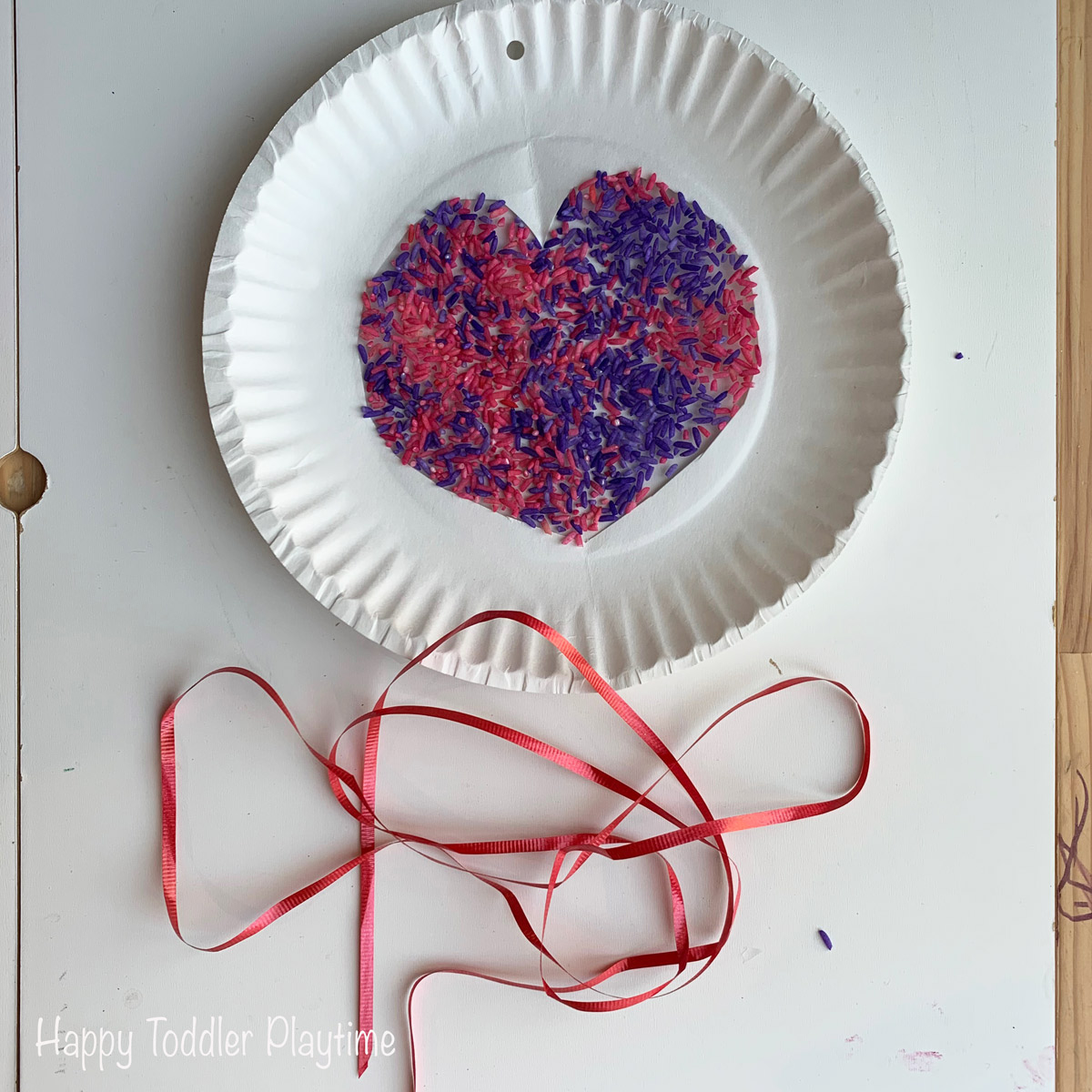Textured Heart Sun Catchers - Happy Toddler Playtime