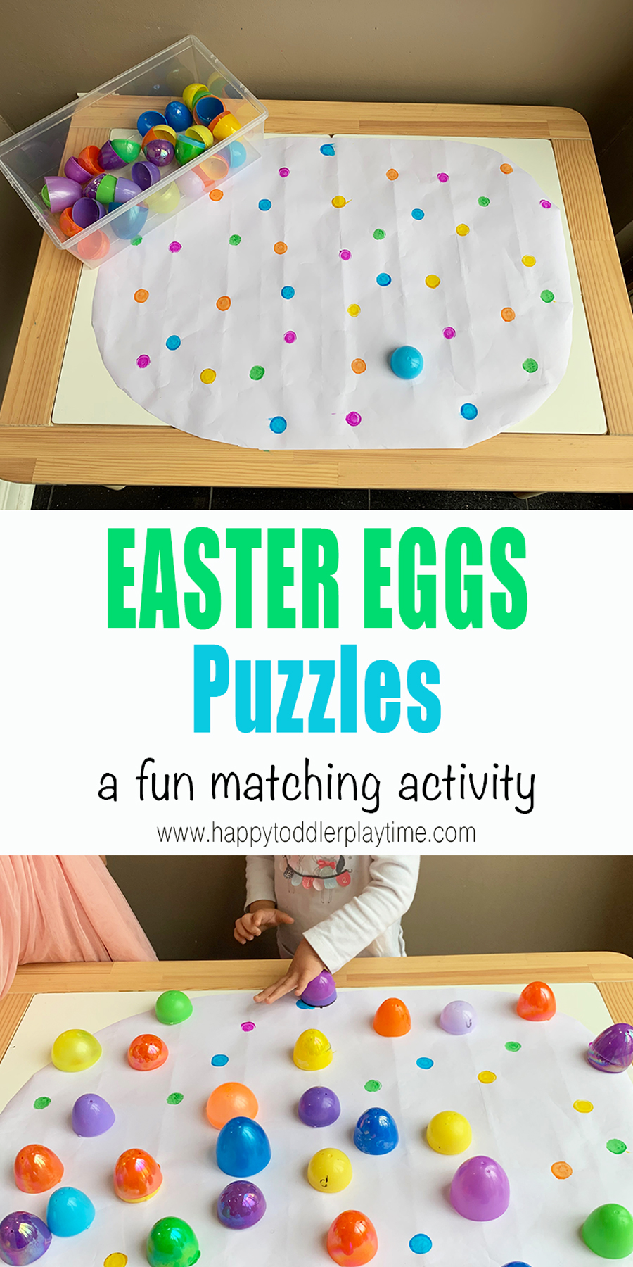 Easter Egg Puzzle - Happy Toddler Playtime