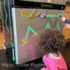 Fridge Magnet Pre-Writing Activity - Happy Toddler Playtime
