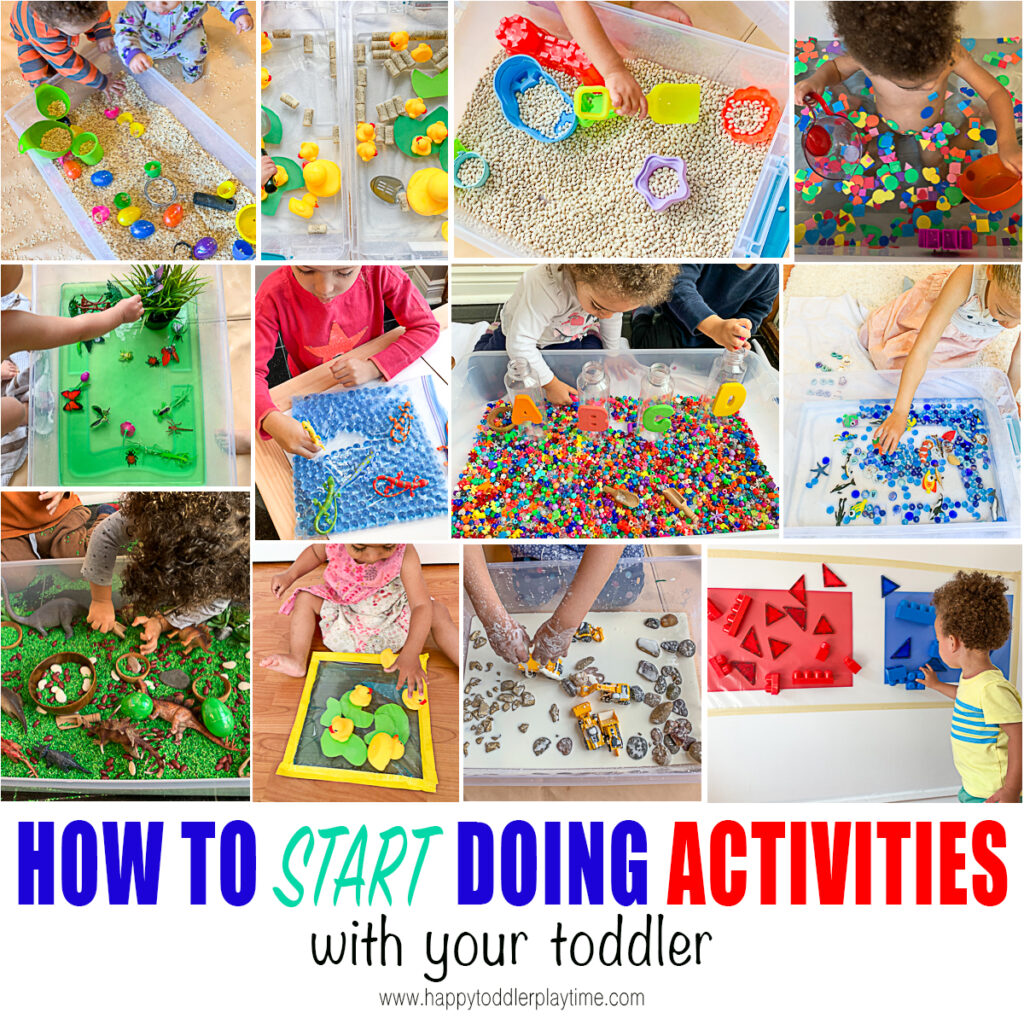 How to Start Doing Kid Activities! - Happy Toddler Playtime