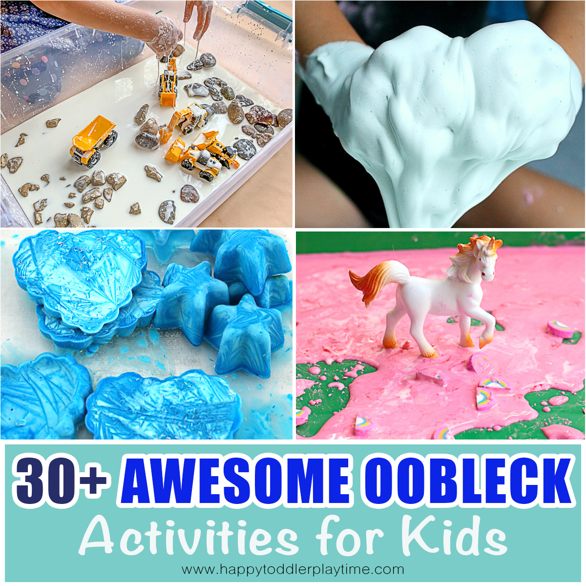 Awesome Oobleck Activities for Kids - Happy Toddler Playtime